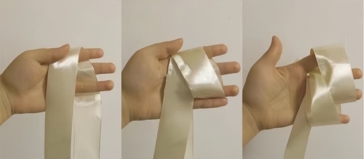 How to make a bow with organza ribbon