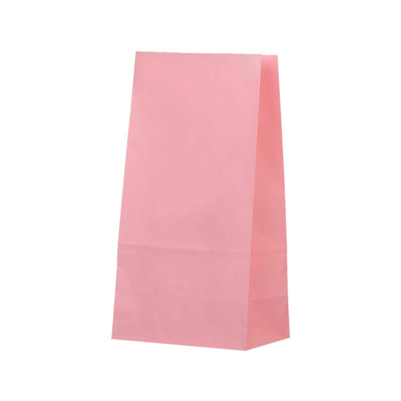 Medium Pink Paper Gift Bags 130x240mm - 100pcs