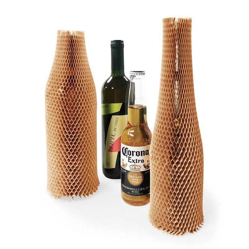 200pcs 450mm Honeycomb Paper Sleeve for Fragile Goods Wine Bottle