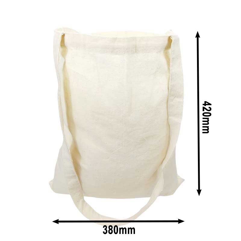 Calico Bags with Two Long Handles 380x420mm - 50pcs