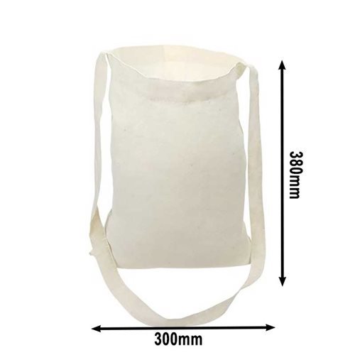 Calico Bags with Shoulder Strap 300x380mm - 50pcs